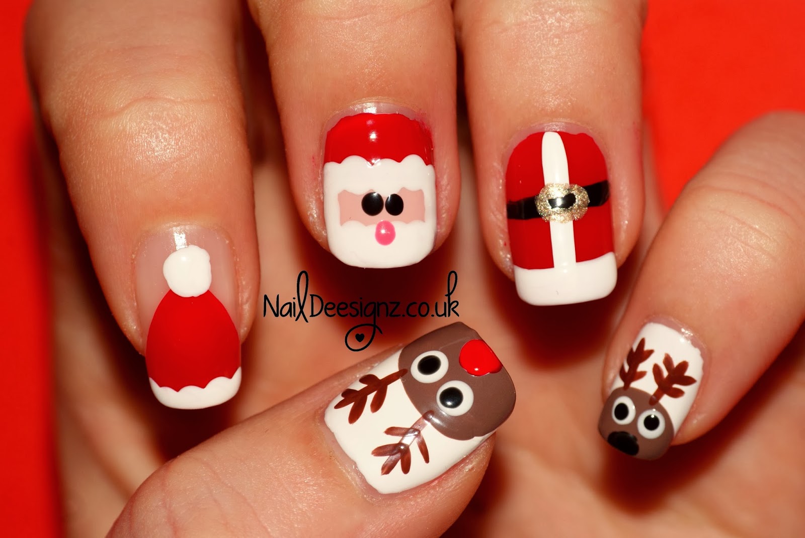 Fun And Easy Santa Claus Nail Designs - Top Dreamer