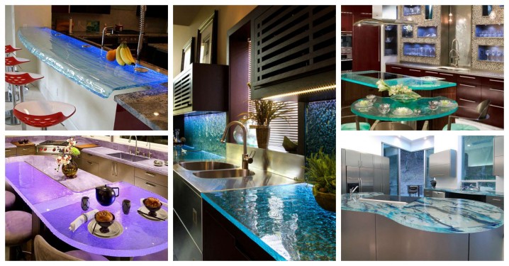 Modern Glass Kitchen Countertops - Top Dreamer
