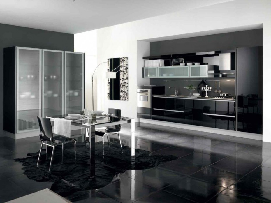 Modern Kitchen Designs With Glass Kitchen Cabinets - Top Dreamer