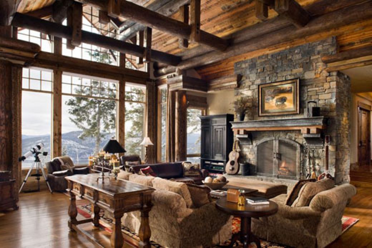 16 Rustic Living Room Designs - Top Dreamer