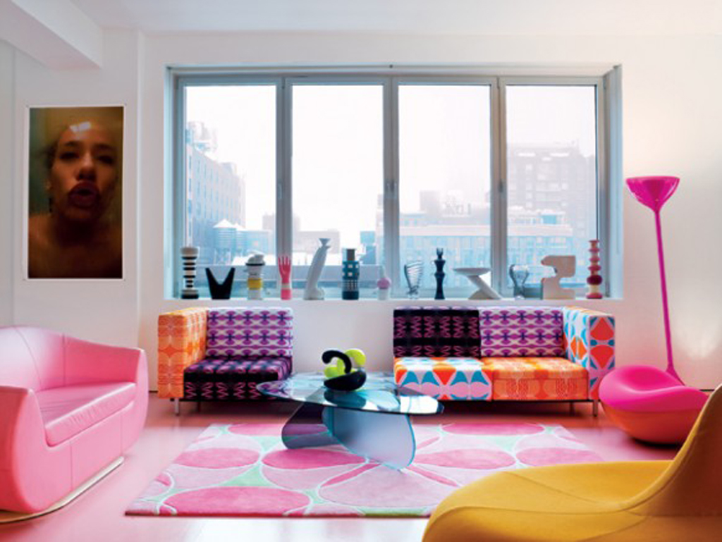 15 Colorful And Fancy Living Room Designs