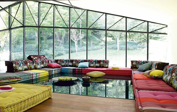 Cozy Living Room Designs With Colorful Sofas - Top Dreamer