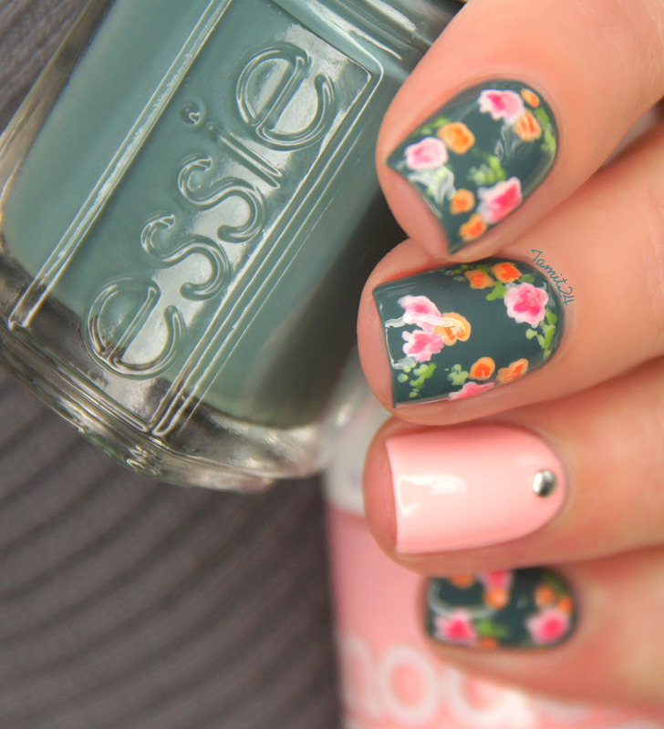 Adorable Vintage Roses Nail Designs - Top Dreamer