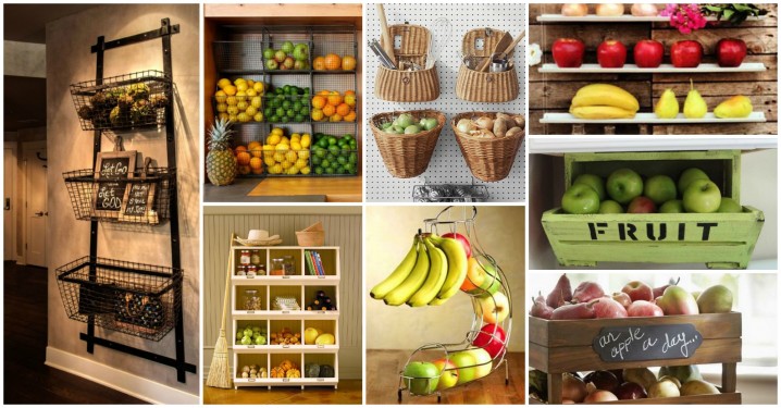 20+ Adorable Fruits Storage Solutions For Your Kitchen - Top Dreamer