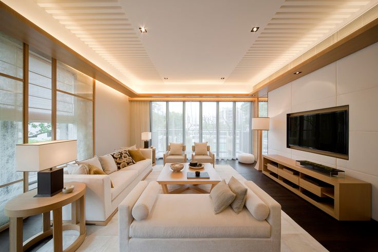 Modern Living Rooms With Hidden Lighting Fixtures - Top Dreamer