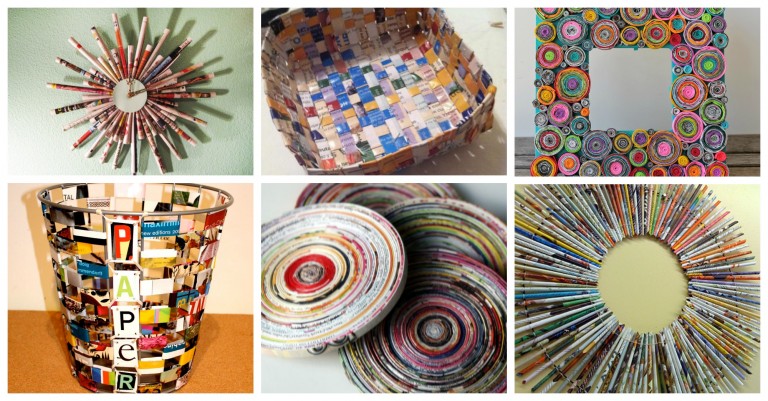 11 Creative Recycled Magazine Crafts You Can Easily DIY - Top Dreamer
