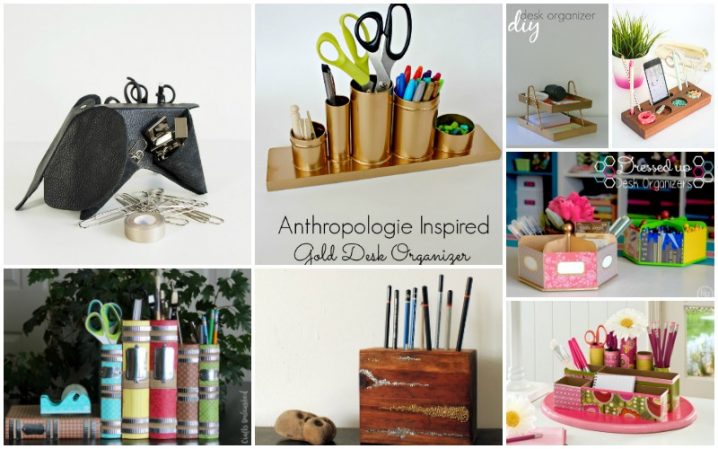 Easy To Make DIY Desk Organizers For A Clutter Free Workspace - Top Dreamer