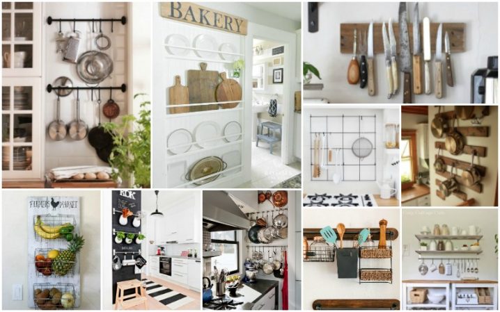 Kitchen Wall Storage Ideas To Get The Most Of The Kitchen Space - Top ...