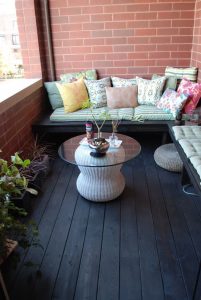 10 Beautiful Small Balconies with Wooden Tiles - Top Dreamer