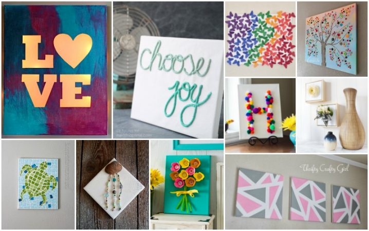 20 DIY Canvas Wall Art Ideas That Will Boost Your Creativity - Top Dreamer
