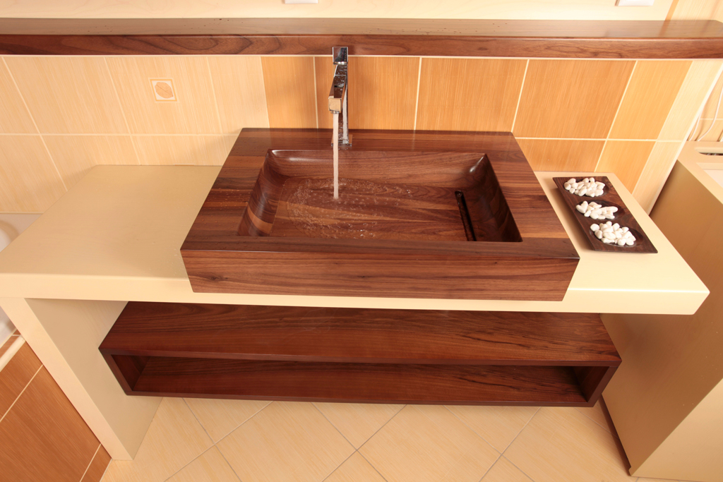 Wonderful Wooden Sinks For A Warm Look Of Your Bathroom - Top Dreamer