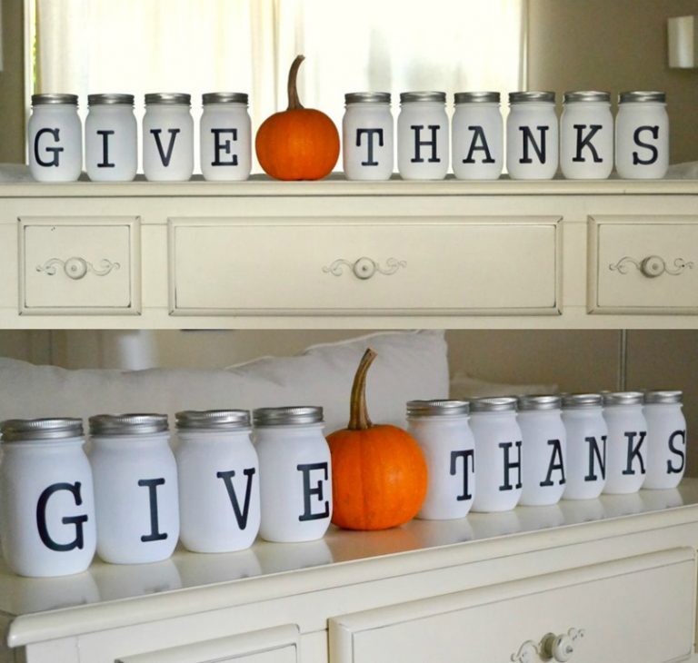 Adorable DIY Thanksgiving Mason Jar Crafts That Will Melt Your Hearts ...